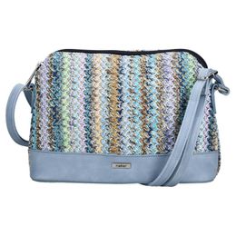 Rieker Damen Umh&auml;ngetasche, Schultertasche, Damen-Tasche mit verstellbarem Umh&auml;ngeriemen bunt B/H/T: 29cm x 18cm x 8cm
