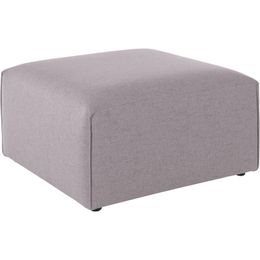 OTTO home Polsterhocker &raquo;N&ouml;re&laquo; Modul - zum Zusammenstellen; in vielen Bezugsqualit&auml;ten und Farben grau Samtoptik (100% Polyester);Struktur (100% 