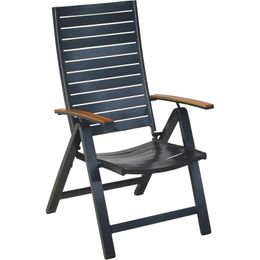 Merxx Gartenlounge-Sessel &raquo;Astros&laquo; 1 Stk. tlg. Armlehnen aus Kunststoff Kunststoff B/H/T: 61,5cm x 113cm x 72cm
