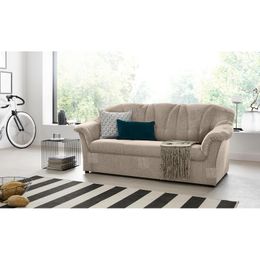 DOMO collection 3-Sitzer &raquo;Pegnitz f&uuml;r kleine R&auml;ume, Breite 185cm&laquo; zeitlos, elegante Armlehnen, komfortabel braun 100% Polyester B/H/T: 185cm x 82cm x 