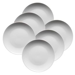 M&auml;ser M&Auml;SER Dessertteller &raquo;BARCA, Dessertteller Set, Porzellan&laquo; Teller Set wei&szlig; Porzellan 20,5cm