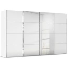 Rauch Schwebet&uuml;renschrank &raquo;Kleiderschrank Schrank Garderobe Schlafzimmerschrank SCALE-FYRA&laquo; edle viergeteilte T&uuml;ren Spiegel/Glas-Mix viele Farben MADE