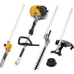 Texas Benzin-Freischneider &raquo;Kombiger&auml;t BCU33M&laquo; 4-in-1 Trimmen, Schneiden, S&auml;gen, Heckenpflege schwarz Qualit&auml;t: 25-cm-Oregon-S&auml;geblatt und automatische 