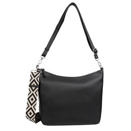 Gabor Damen Hobo &raquo;Linda&laquo; weiches Kunstleder mit elegantem Schultergurt aus edlem Gewebeband B/H/T: 35,5cm x 30cm x 10cm