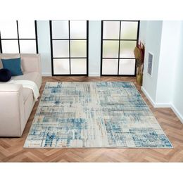 MyFlair Teppich &raquo;My Stripes, LAGERR&Auml;UMUNG&laquo; rechteckig 8 mm H&ouml;he Kurzflor, Retro-Design, besonders weich durch Microfaser braun Polyester B : 200cm 1 Stk., 8mm
