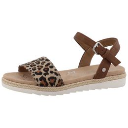 Tom Tailor M&auml;dchen Tom Tailor Riemchensandale &raquo;Resa&laquo; Sommerschuh, Sandalette im angesagten Animal-Look 31
