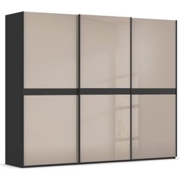 Rauch Schwebet&uuml;renschrank &raquo;Kleiderschrank Schrank Garderobe Schlafzimmerschrank SCALE-LINE&laquo; edle Optik mit Bauchbinde in Korpusfarbe mit Glasfront 