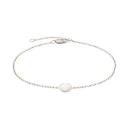 Liebeskind Berlin Damen Armband &raquo;Schmuck Geschenk Gold 375 Armkette Gold Collection&laquo; mit Zirkonia (synth.) wei&szlig; 18,5cm, Gelbgold 375