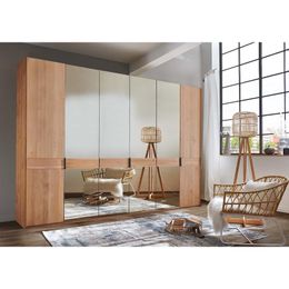 Wiemann Kleiderschrank &raquo;Cardiff, Massivholzt&uuml;ren in Kombination mit Glas- oder Spiegelt&uuml;ren&laquo; 4 Breiten, 2 H&ouml;hen 216/236cm ausw&auml;hlbar, hochwertiges 