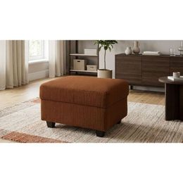 OTTO home Hocker &raquo;Faxe&laquo; Polsterhocker passend zum Sofa, Breite 67 cm, individuell kombinieren 90% Polyester, 10% Nylon B/H/T: 67cm x 42cm x 52cm, Cord