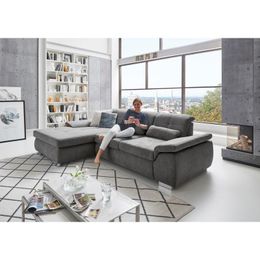 Die PlanBar Ecksofa &raquo;MP-IN16037 L-Form, Breite 289 cm, mit Federkern-Polsterung&laquo; mit Sitztiefenverstellung & Zierkissen 100% Polyester B/H/T: 289cm x 