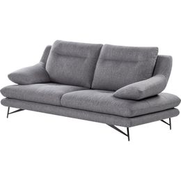 Calia italia 2-Sitzer &raquo;Cezanne, italienisches Designsofa mit erstklassigem Sitzkomfort&laquo; wahlweise mit Sitztiefenverstellung grau B/H/T: 180cm x 90cm x
