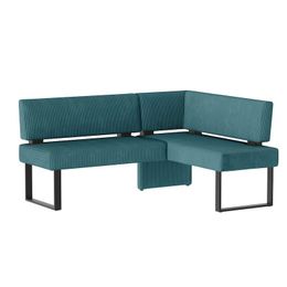 OTTO home Eckbank &raquo;Oliver mit Metallgestell, K&uuml;chenbank&laquo; verschiedene Bez&uuml;ge Cord Esszimmerbank OTTOs Choice blau Holzwerkstoff, Massivholz, Polyester