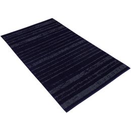 Bugatti Strandtuch &raquo;Salerno&laquo; mit Vintagestreifen blau Walkfrottier, Obermaterial: 100% Baumwolle B/L: 100cmx180cm, 1 Stk., Walkfrottier