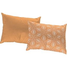 Adam Dekokissen &raquo;Retro Floret&laquo; GOTS zertifiziert gelb Obermaterial: 100% Baumwolle B/L: 40cm x 60cm, 1 Stk.