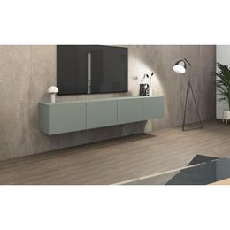 borchardt M&ouml;bel borchardt M&ouml;bel Lowboard &raquo;Sophia, TV-Schrank mit 4 T&uuml;ren, h&auml;ngend oder stehend&laquo; Breite 200 cm mit 4 T&uuml;ren, stehend und h&auml;ngend gr&uuml;n Holzwerkstoff B/H/