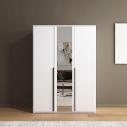 Rauch Dreht&uuml;renschrank &raquo;Kleiderschrank Schrank Garderobe W&auml;scheschrank NAGATA mit Spiegel&laquo; in 3 verschiedenen Ausstattungen BASIC/CLASSIC/PREMIUM, und