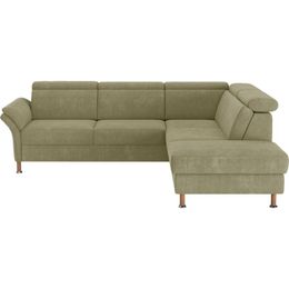 OTTO home Ecksofa &raquo;Calypso L-Form&laquo; mit Relaxfunktion motorisch im Sofa 2,5- Sitzer gr&uuml;n 100% Polyester B/H/T: 259cm x 85cm x 227cm, Flachgewebe, 