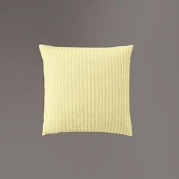 Irisette Kissenbezug &raquo;Lumen 8129&laquo; hochwertig und traumhaft weich gelb Interlock-Jersey, Obermaterial: 100% Baumwolle B/L: 40cm x 40cm, 1 Stk., Interlock-Jersey