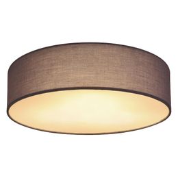 Globo LIGHTING Deckenleuchte &raquo;SANNA&laquo; E27 1 Stk. Deckenleuchte wei&szlig;/Anthrazit, Opalglas, E27 LEDs 3, H: 10cm, 1 Stk., rund
