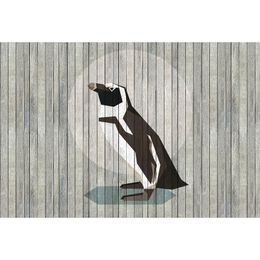 Livingwalls living walls Fototapete &raquo;Walls by Patel Born To Be Wild 4&laquo; glatt Vlies, Wand, Schr&auml;ge beige Vlies B/L: 4m x 2,7m
