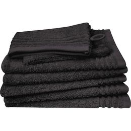 Dyckhoff Waschhandschuh &raquo;Waschhandschuh-Set BRILLANT 6-tlg., Baumwolle, 550 g/m&sup2;&laquo; Baumwolle Frottier, Baumwolle B/L: 16cmx21cm, 6 Stk., Frottier