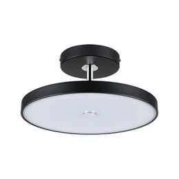 Paulmann LED Deckenleuchte &raquo;Hildor 30W 400 mm Schwarz 230V 2700K Metall/Kunststoff&laquo; Warmwei&szlig; 3-step-dimmbar schwarz 1, &Oslash; 40cm H: 19,3cm