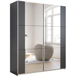 Rauch Schwebet&uuml;renschrank &raquo;Kleiderschrank Dreht&uuml;renschrank Schrank Garderobe KRONACH&laquo; in 3 Ausstattungen BASIC/CLASSIC/PREMIUM, Breiten 131/175/218/