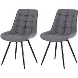 OTTO home Esszimmerstuhl &raquo;Catania&laquo; (Set) 2 Stk.bequemer Stuhl, 360 Grad drehbar in verschiedenen Stoffen und Farben. Metall, Polyester B/H/T: 52cm x 