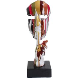 Gilde Skulptur &raquo;Skulptur Gesicht Colorful Silence&laquo; bunt Kunstharz B/H/T: 13cm x 41cm x 13cm
