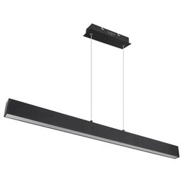 Globo LIGHTING LED-H&auml;ngeleuchte &raquo;VERENA&laquo; LED-Modul 1 Stk. Warmwei&szlig; Esstisch, Esszimmer, Besprechungstisch, 3 Stufen dimmbar, Memory schwarz 1, H: 