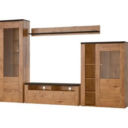OTTO home Wohnwand &raquo;Larona, Anbauwand, Set 4 Teilig&laquo; Set, 4 Stk. tlg. braun B/H/T: 305cmcm