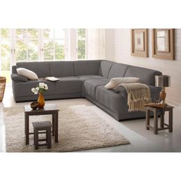 Home Affaire Ecksofa &raquo;Telos mit Boxspring Unterfederung f&uuml;r hohen Komfort, L-Form&laquo; mit Boxspring-Federung f&uuml;r tollen Sitzkomfort. Zeitlos und 