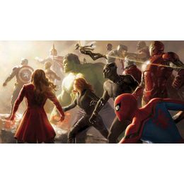 Komar Vliestapete &raquo;Digitaldruck Vlies - Avengers Final Battle - Gr&ouml;&szlig;e 500 x 280 cm&laquo; bedruckt glatt Kinderzimmer bunt Vlies B/L: 500m x 280m, Rollen: 1