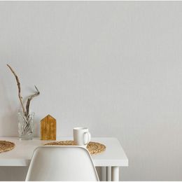 marburg Vliestapete &raquo;Serene Solids&laquo; uni moderne Vliestapete f&uuml;r Wohnzimmer Schlafzimmer K&uuml;che grau Vlies B/L: 0,53m x 10,05m, Rollen: 1