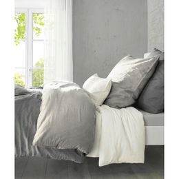 Fleuresse Bettw&auml;sche &raquo;Provence in Gr. 135x200, 155x220 oder 200x200 cm&laquo; 3 Stk. Halbleinen, 50% Baumwolle, 50% Leinen, Gr. 135x200, 155x220, 200x200cm 