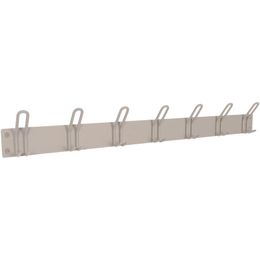 SPINDER DESIGN Garderobenhaken Metall, 7 Haken grau Metall B/H/T: 100cm x 14cm x 7cm