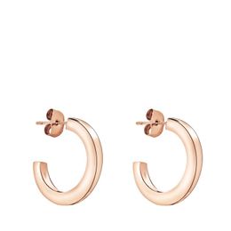 Liebeskind Berlin Damen Paar Creolen &raquo;Schmuck Geschenk Edelstahl Ohrringe The Love Bond&laquo; rosa Edelstahl