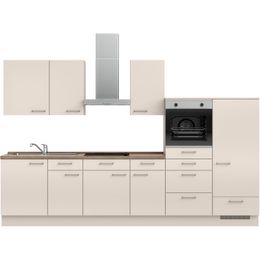 Nobilia K&uuml;chenzeile &raquo;"Laser II", NEU: individuell anpassbar mit gratis Profi-Beratung&laquo; vormontiert, 330 cm breit, optional mit verschiedenen E‐Ger&auml;te-
