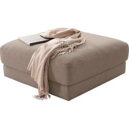 3C Candy Polsterhocker &raquo;Enisa II&laquo; passend zur Serie "Enisa II", wahlweise mit Flecken-Schutz-Bezug beige 100% Polyester B/H/T: 100cm x 49cm x 100cm, 
