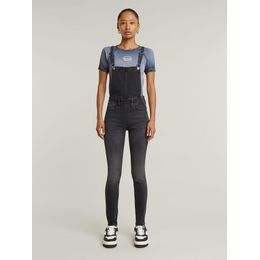 G-Star Raw G-Star Jeans-Latzhose in Anthrazit - 63% | Gr&ouml;&szlig;e W29 | Damenhosen