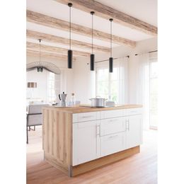 Optifit Kochinsel &raquo;Ahus&laquo; K&uuml;cheninsel, Breite 160 cm, wahlw. mit E-Ger&auml;t, Soft Close Funktion wei&szlig; B/H/T: 160cm x 90,8cm x 95cm, ohne E-Ger&auml;te