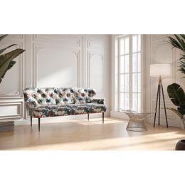 OTTO home 3-Sitzer &raquo;Amber&laquo; mit Knopfheftung,in verschieden Stoffarten rosa 100% Polyester B/H/T: 193cm x 97cm x 87cm, Jacquard