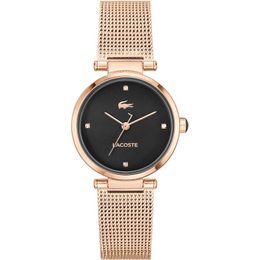 Lacoste Damen Quarzuhr &raquo;ORBA&laquo; Armbanduhr, Damenuhr, Edelstahlarmband, analog gold Einheitsgr&ouml;&szlig;e