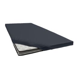 Janine Spannbettlaken &raquo;TOPPER 5001&laquo; mit Rundumgummizug grau Jersey-Elasthan, Obermaterial: 95% Baumwolle, 5% Elasthan 1 Stk., Jersey-Elasthan, 140x200 