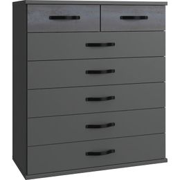 wimex Schubkastenkommode &raquo;Dou&laquo; grau Holzwerkstoff B/H/T: 91cm x 106cm x 40cm, 7 Stk.