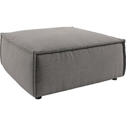 3C Candy Polsterhocker &raquo;Matteo&laquo; passend zu "Matteo", in Cord- und Feincordbezug grau 88% Polyester, 12% Polyacryl B/H/T: 95cm x 40cm x 95cm, Cord