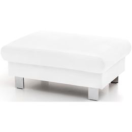 COTTA Hocker &raquo;Komaris, B: 100 cm&laquo; individuell zu kombinieren wei&szlig; Microfaser PRIMABELLE (100% Polyester);Kunstleder SOFTLUX;Feinstruktur (100% 