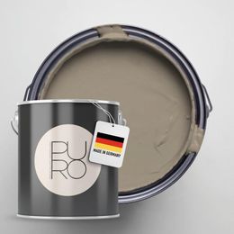 A.S. Cr&eacute;ation Wandfarbe &raquo;Premium Innenwandfarbe PURO Tuchmatt calm taupe&laquo; ideal f&uuml;r Wohnzimmer, Schlafzimmer, Flur und K&uuml;che, Farbwelt Taupe beige 5 l 5ml