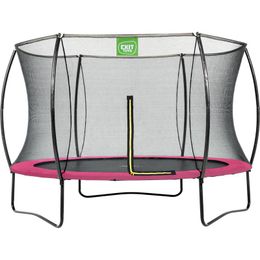 EXIT Gartentrampolin &raquo;Silhouette&laquo; &Oslash; 305 cm mit Sicherheitsnetz rosa &Oslash; 305cm
